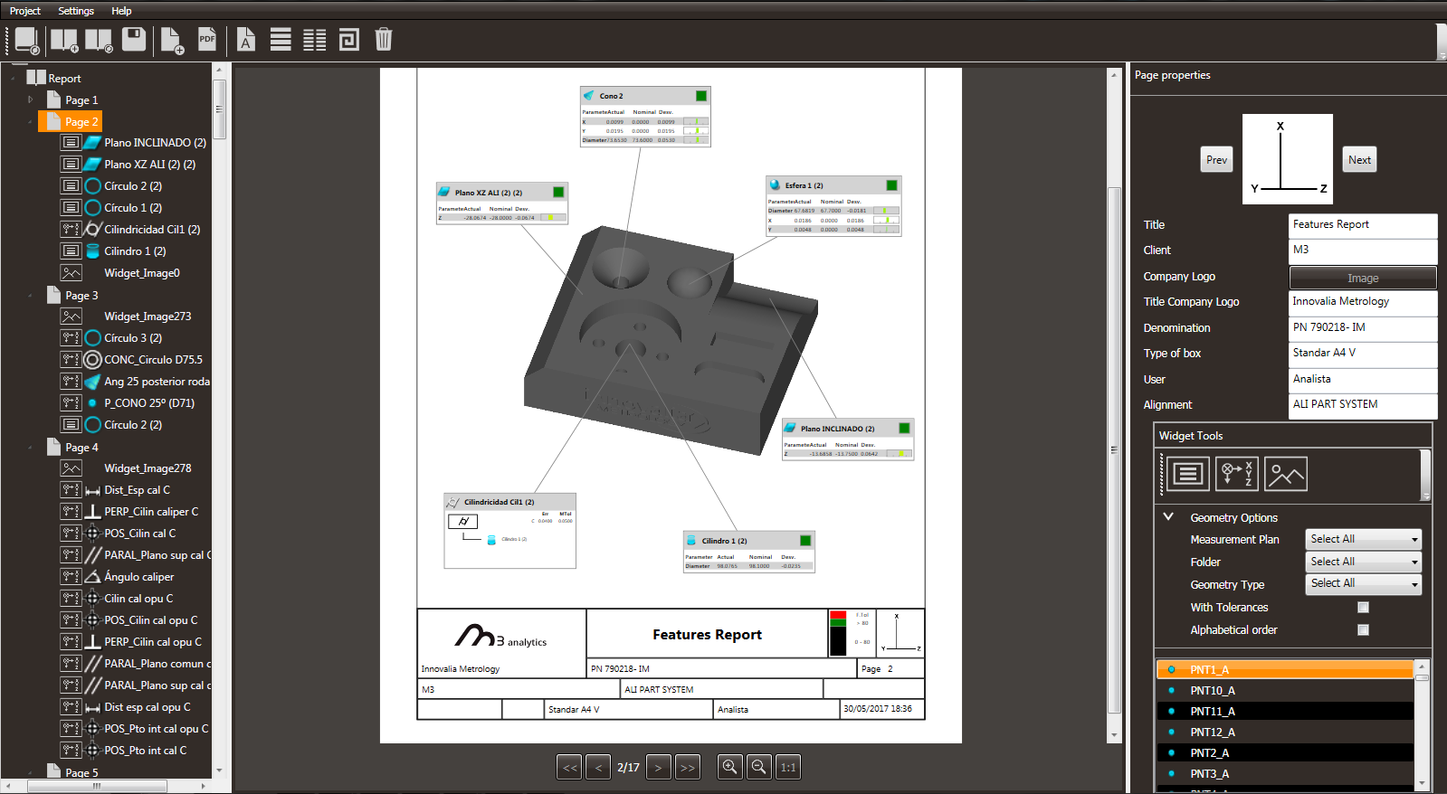 Dimensional Measuring Software | Metrology Software | Innovalia Metrology