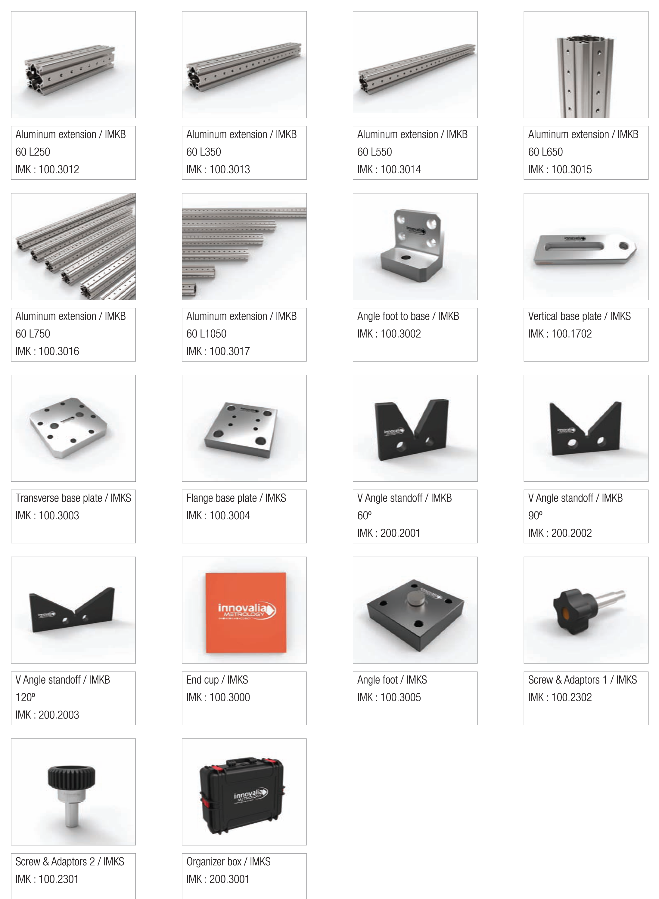 Fixture kits overview | INNOVALIA METROLOGY | INDUSTRIAL METROLOGY ...